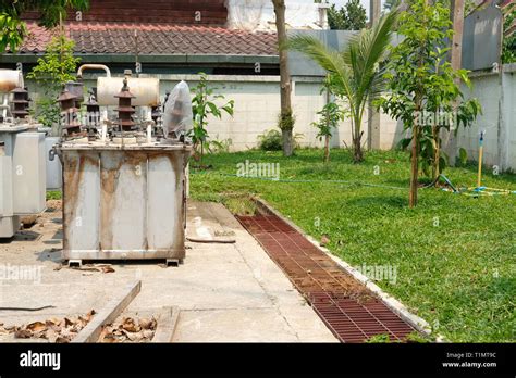 High Voltage Power Transformer With Electrical Insulation Equipment Stock Photo Alamy