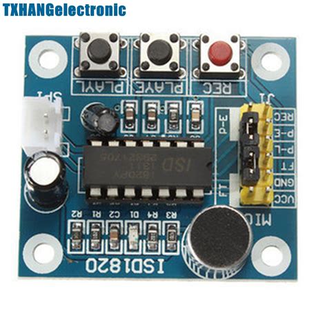 Isd1820 Sound Voice Recording Playback Module With Mic Sound Audio
