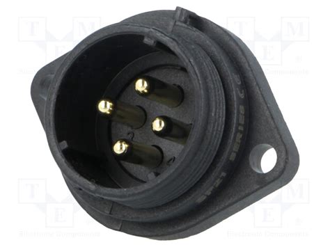 SP2113/P4-2N WEIPU - Socket | SP21; male; PIN: 4; IP68; 10A; screw ...