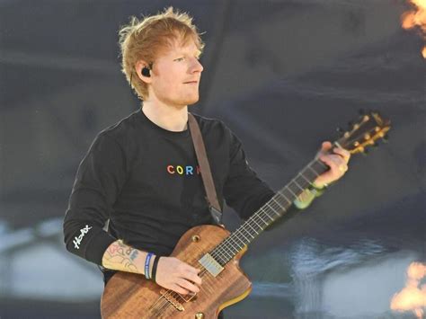 Ed Sheeran Playing Guitar