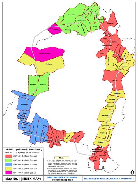 02 Final Modified Cdp 01 Of 2016 Map No 1 Index Map A0 Pdf