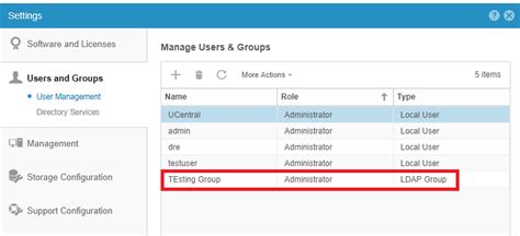 Dell EMC Unity LDAP Group User Login Failure With Logged In User Is Not Authorized To Access