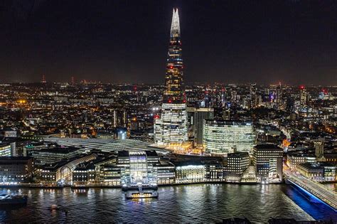 London And The Shard At Night London … License Image 13817254