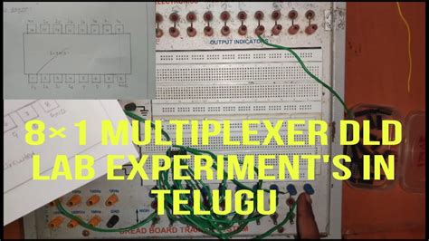 How To Do 8x1 Multiplexer Mux Experiment In A Digital Logic Design Dld Lab Dld Lab