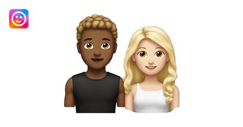 Two Best Friends One With Brown Hair An One With Blonde Hair And Both Have Black Tops Emoji Ai