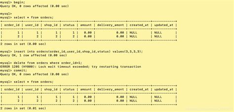 Mysql Innodb加锁超时回滚机制锁表太久 事务自动回滚 Csdn博客