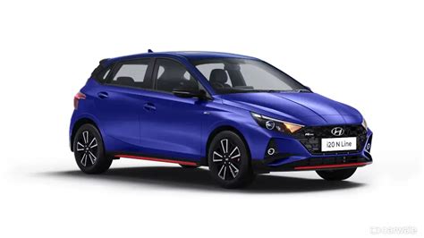Hyundai I20 N Line Thunder Blue Colour Carwale