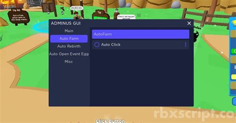 Clicker Simulator Auto Farm GUI Scripts RbxScript