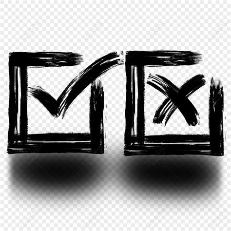 Check Mark Grunge Texture Art Black Checkbox Free Png And Clipart Image For Free Download