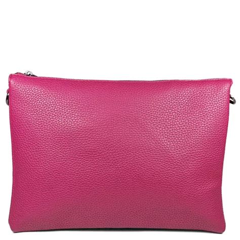 Ежедневна дамска чанта от еко кожа в цвят циклама 75111 3 —