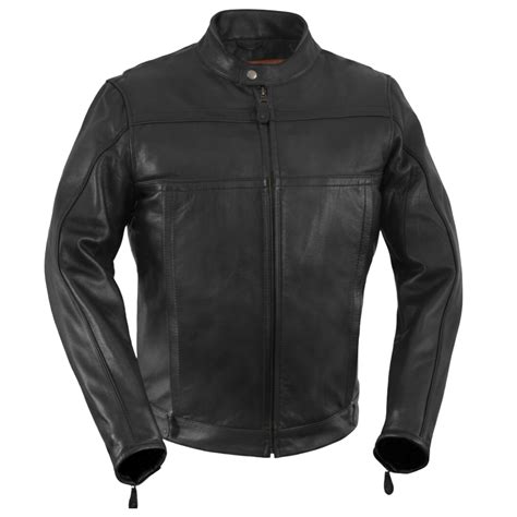 Clean Look Black Motorcycle Leather Jacket Leather Jackets Usa