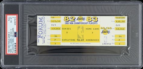 Lot Detail 1983 Philadelphia 76ers Vs Los Angeles Lakers Nba Finals
