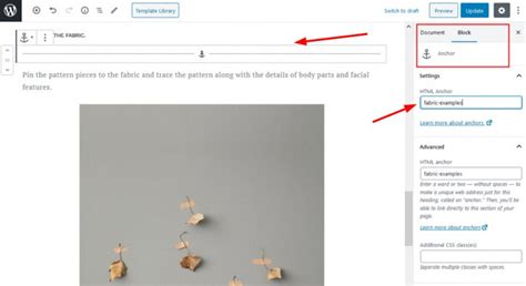 Getwid Blocks Anchor Gutenberg Block Motopress
