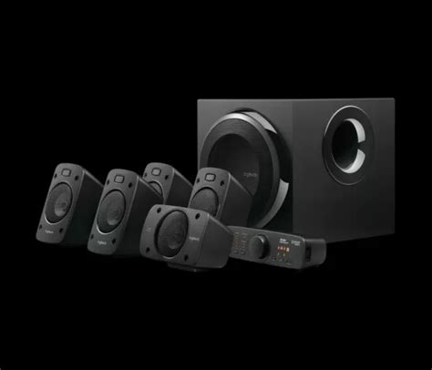 Logitech Z Surround Sound Speaker System Black X Multimedia Input Types