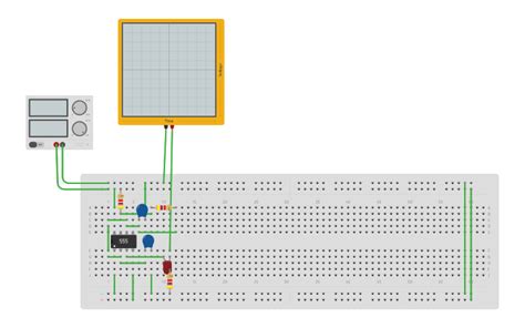 Circuit Design Temporizador 555 Tinkercad