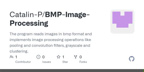 github catalin p bmp image processing the program reads images in bmp format and implements