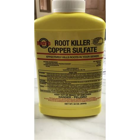 Copper Sulphate Crystals Root Killer 32 Oz No 1185 Whitehead