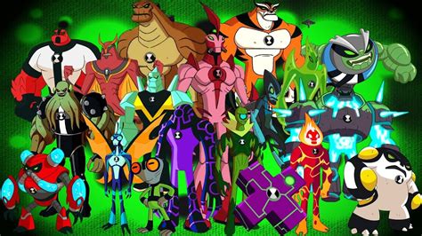 Ben 10 Colorful Forms Giving Omniverse Aliens Ultimate Forms Part 2