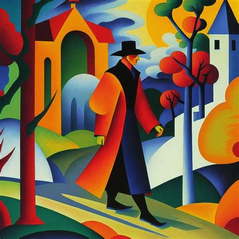 August Macke Midjourney Style Andrei Kovalevs Midlibrary 2 0