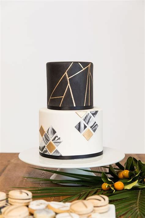 63 Jaw Dropping Geometric Cake Designs For A Modern Wedding Weddingomania