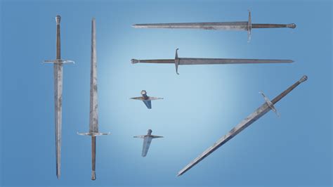Artstation Old Longsword C Game Assets