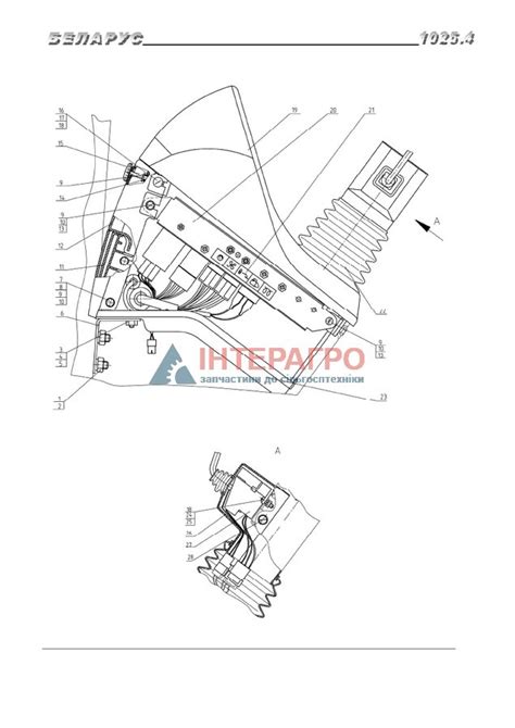 Схема - Щиток приборов МТЗ 1025.4 (ММЗ)