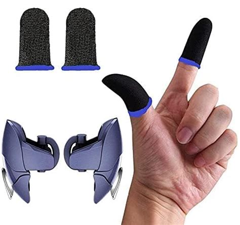 BLAXSTOC Mobile Game Controller Left Right Trigger Aim Button Gaming Assistant Gamepad Joystick