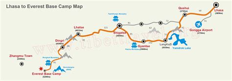 Mt Everest Everest And Base Camp Tourist Route Maps 2026 Version