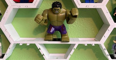 Lego Minifig Hexagon Display For Large Minifig By Saphyrekry Download Free Stl Model