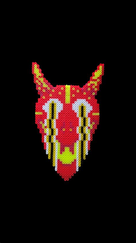 Devil Perler Bead Art Etsy
