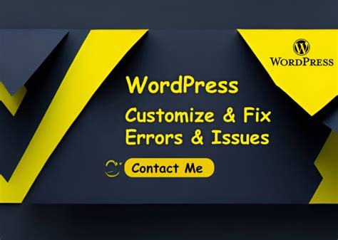 Fix Wordpress Error Issue And Bug Resolution By Jaivikrabara Fiverr