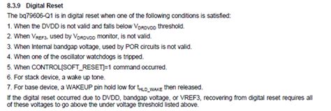 BQ A Q First Device Of The Stack Stop Working After A Noisy Context Power Management