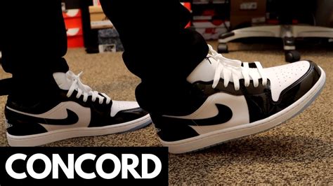 Jordan 1 Low Se Concord Unboxing On Feet Youtube