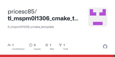 GitHub Pricesc85 Ti Mspm0l1306 Cmake Template Ti Mspm0l1306 Cmake Template