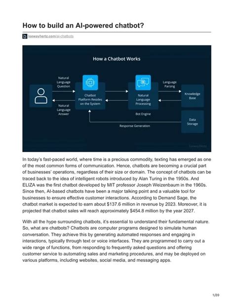 Ppt How To Build An Ai Powered Chatbot Powerpoint Presentation Free Download Id 12478153