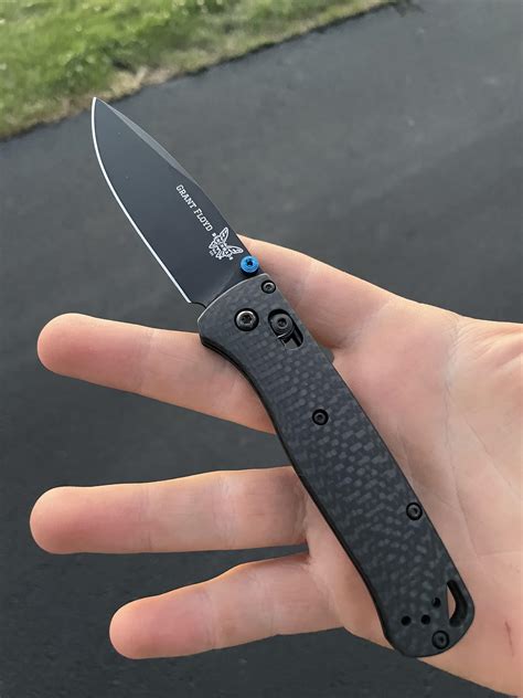 Just Got My First Benchmade Custom Bugout W Carbon Fiber Handle And A