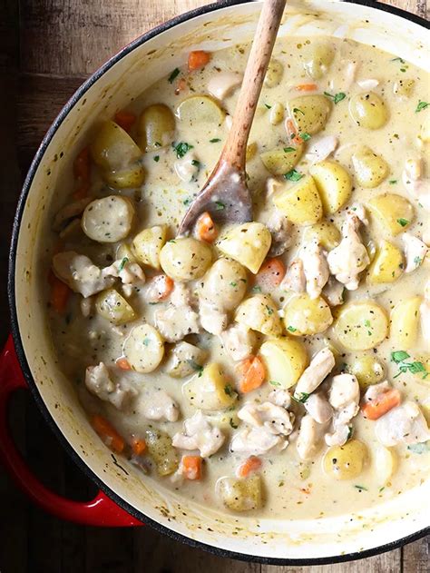 Chicken Stew Serving Dumplings