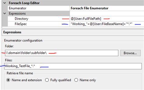 Excel Ssis Wont Execute Foreach Loop For Dynamic Xlsx Filename