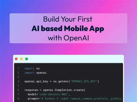 Ai Based Mobile Application Using Flutter Openai Python Fastapi Upwork