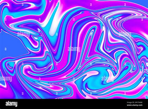 Vibrant Beauty Of Swirling Colors And Fluid Textures In An Abstract