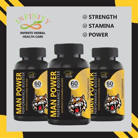 Infinity Man Power Capsule Packaging Type Bottle Packaging Size 60