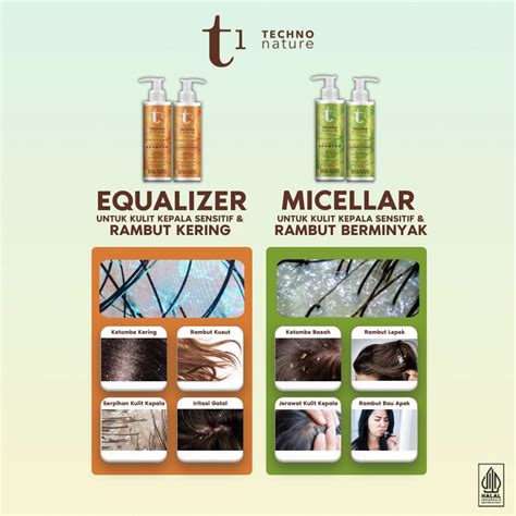Jual Makarizo T1 Techno Nature Equalizer Shampoo 180 Ml Original 100