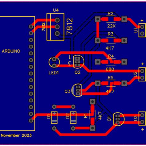 arduino callsign beeper beacon controller pcb and arduino only