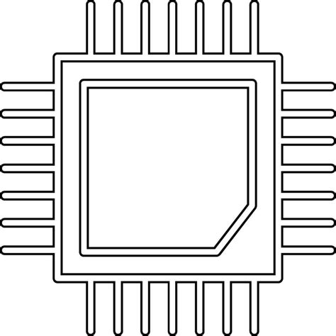 Cpu Vector Icon 36818488 Vector Art At Vecteezy