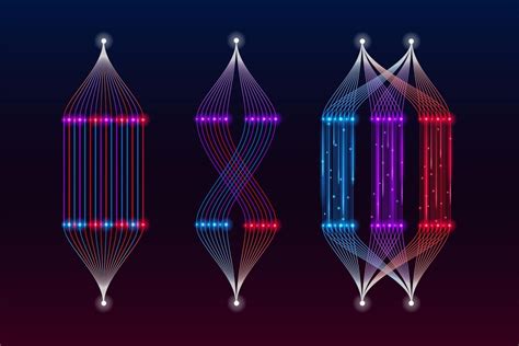 Premium Vector Machine Learning Algorithm Big Data Visualization