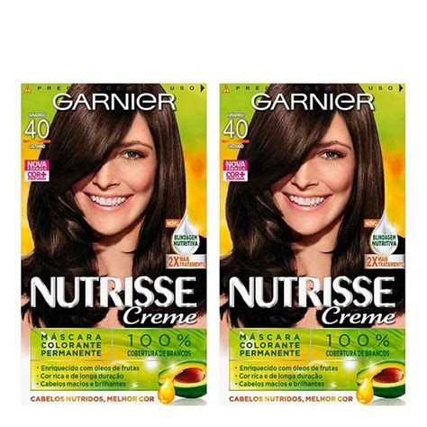 Tintura Garnier Nutrisse 40 Tamarindo 2 Unidades Drogaria Sao Paulo