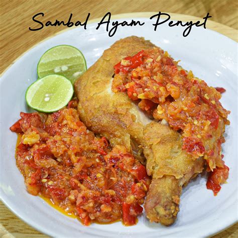 Resepi Sambal Ayam Penyet