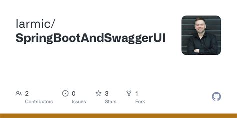 GitHub Larmic SpringBootAndSwaggerUI