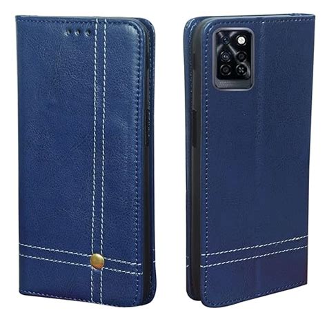 SESS XUSIVE Leather Case Wallet Slim Book Cover With Card Slots Magnetic Flip Cover For Infinix