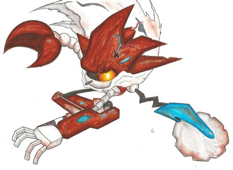 Scrapnik Island Mecha Sonic Colored By Gojira19 On Deviantart